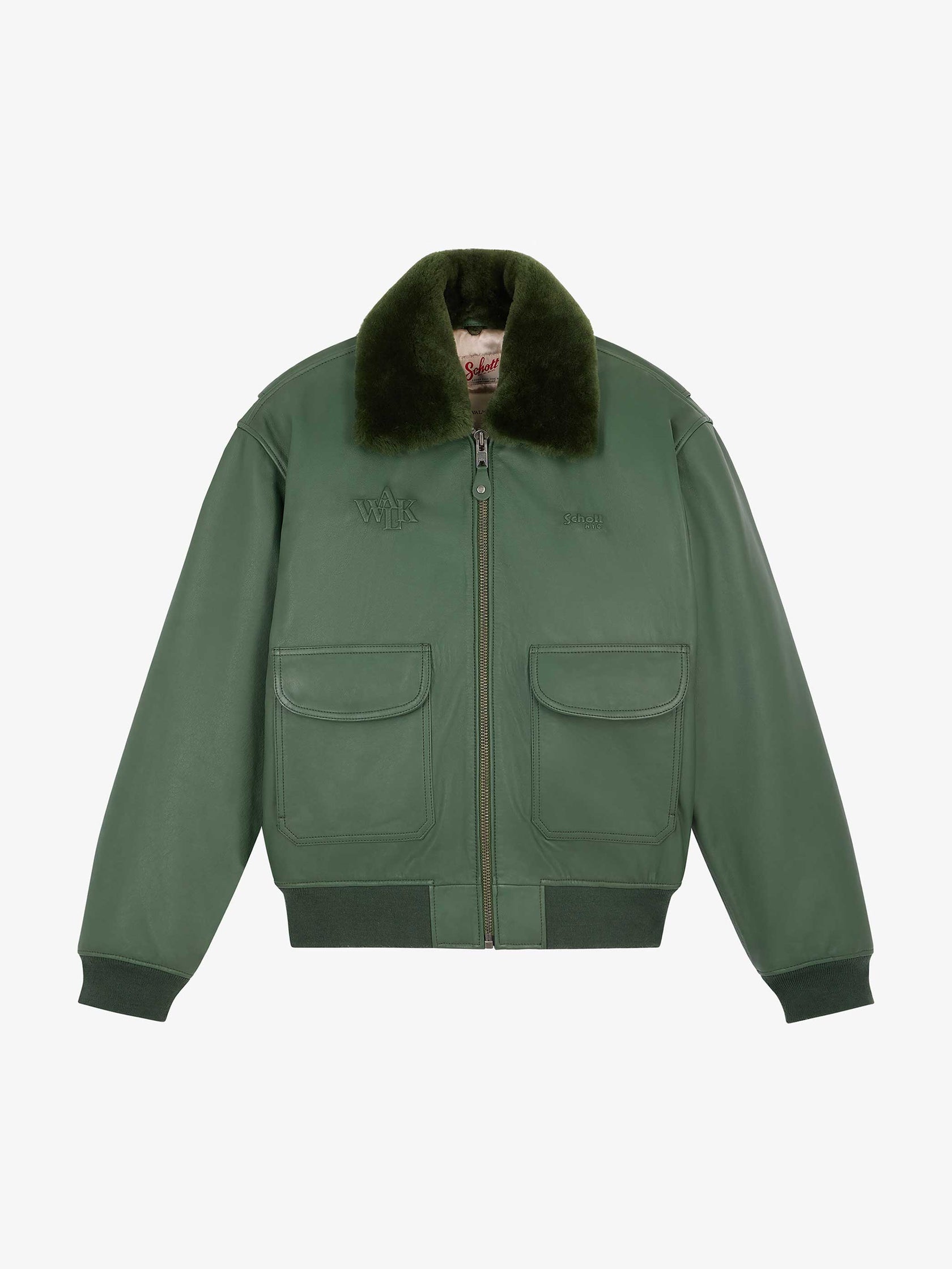 Walk in Paris X Schott NYC ® - La flight jacket verte · Walk in Paris