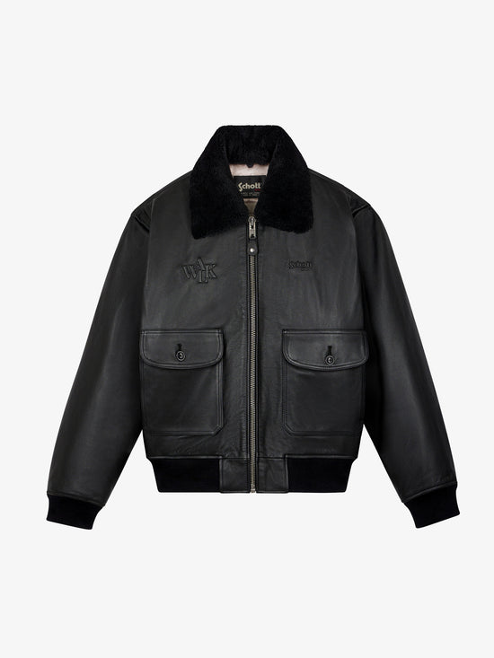 Walk in Paris X Schott NYC ® - Onyx flight jacket · Walk in Paris
